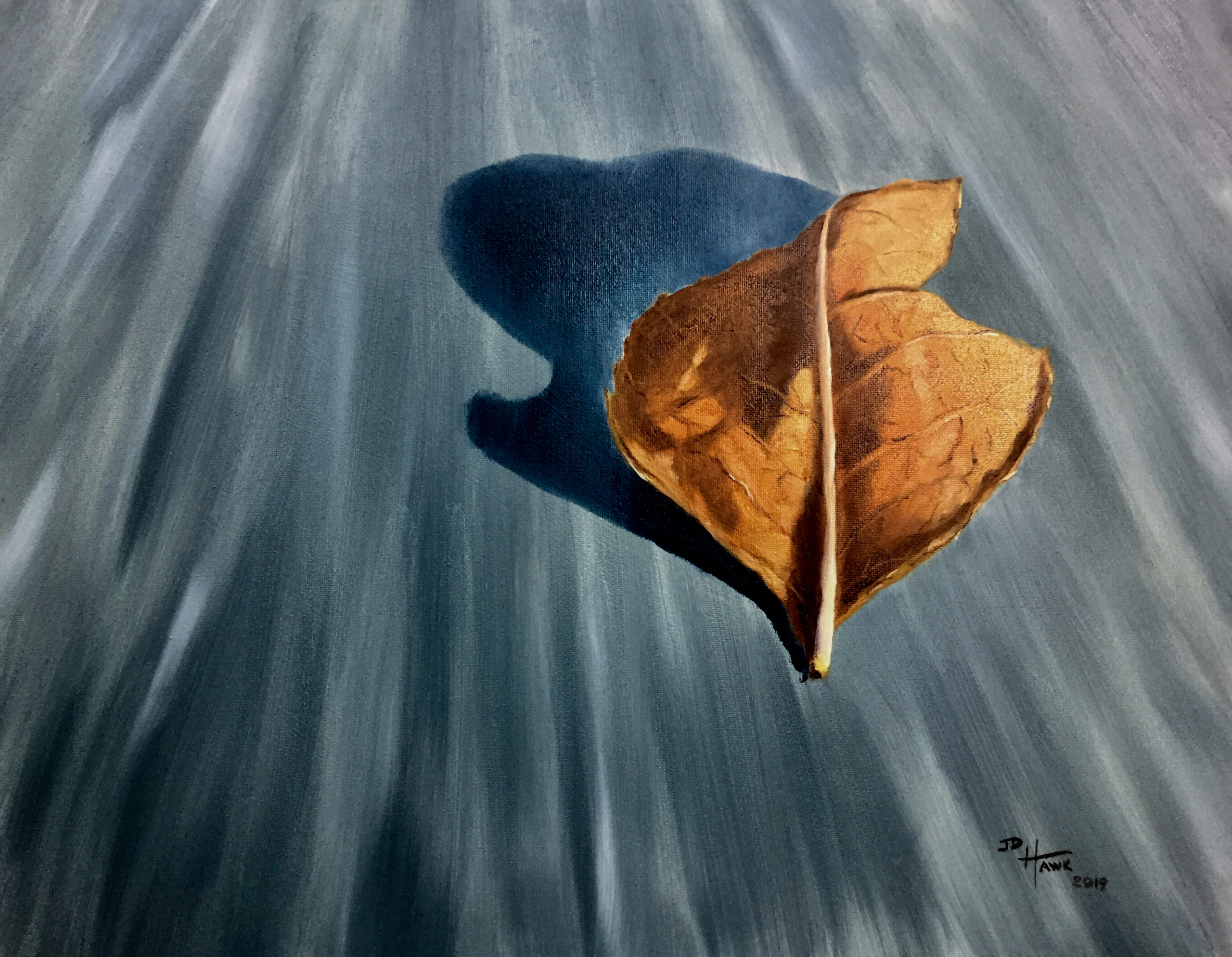 Fallen Leaf - JD Hawk's Art Studio